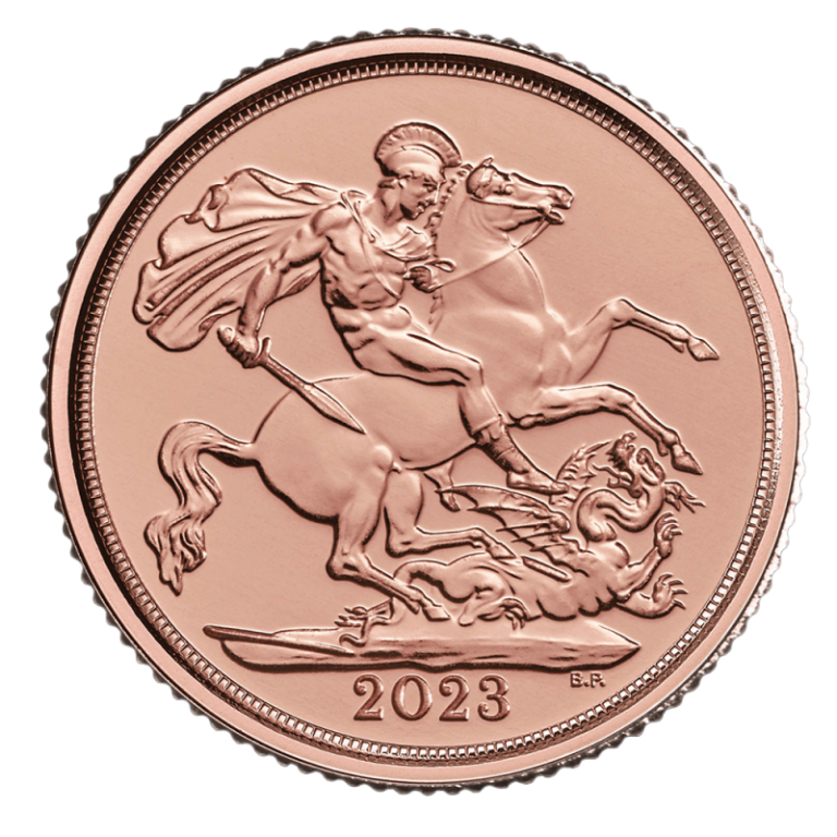 Viertel Sovereign Krönung Charles III Goldmünze | 2023 | Baltic-Edelmetalle